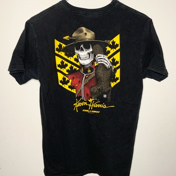 Powell Peralta | Shirts | Vintage Powell Peralta Kevin Harris Mountie ...